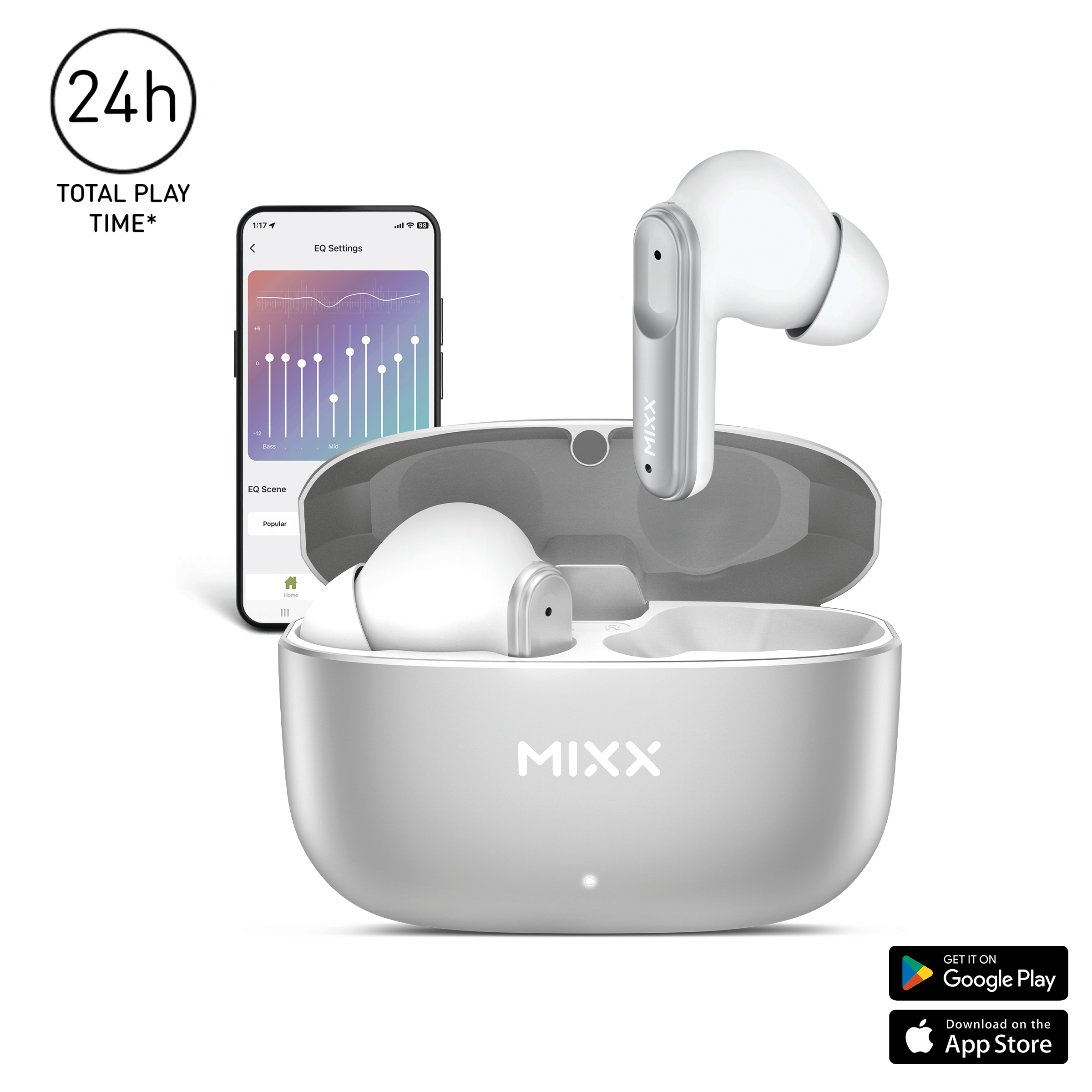 MIXX STREAMBUDS CUSTOM 3 WIRELESS EARBUDS